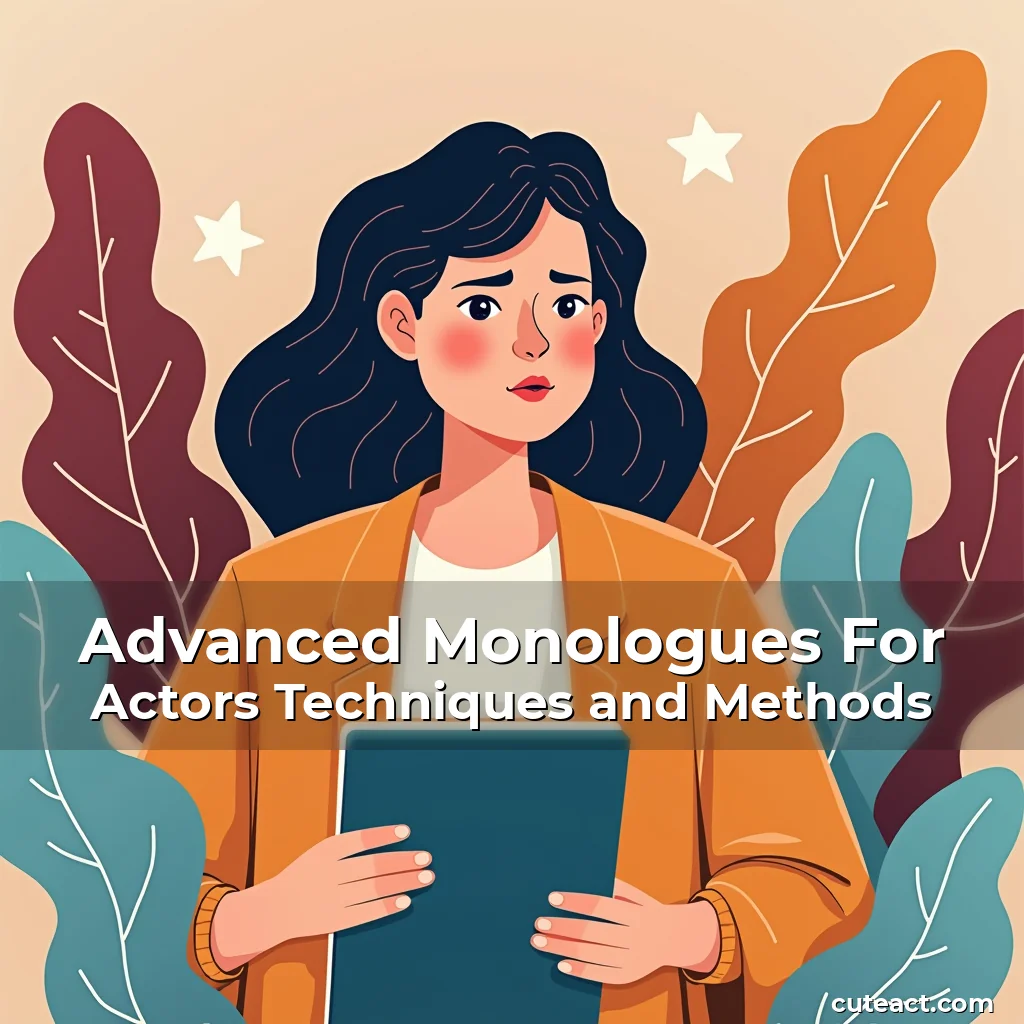 Advanced Monologues For Actors Techniques and Methods - CuteAct